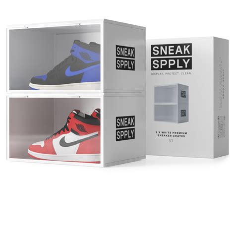 Sneak Spply Stack V1 Storage Crate White 2 Pack And Ssscv1w