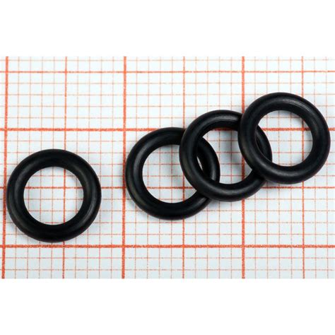 Кольцо резиновое O-ring 10 шт, 005.0-1.5 NBR70 HIMPT 00-00018964 ...