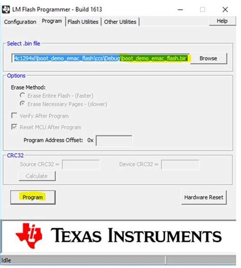 Tm4c1294ncpdt Ethernet Bootloader Bootdemoemacrom Arm Based Microcontrollers Forum Arm