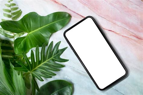 Premium Photo Blank Of Mobile Phone On Table