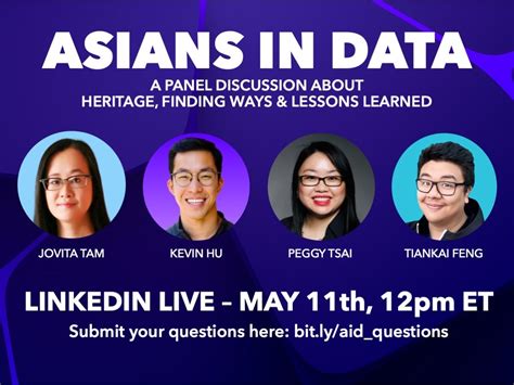 Yufeng Oscar L On Linkedin Excited To Hear The Stories About Data Career From The Asian