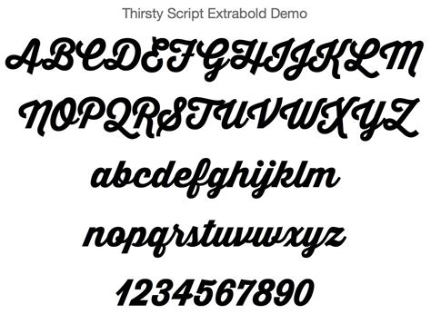 Thirsty Script Font Hand Lettering Fonts Lettering Lettering Fonts