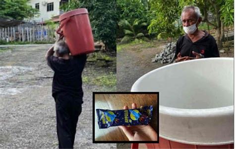 ‘terus Mengalir Air Mata Pakcik Jalan Kaki Jual Aiskrim Sambil Pikul Tong Besar Demi Sesuap Nasi