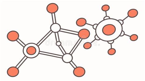 Abstract Molecular Structure Science And Connection Vector Design Generative Ai Stock Vector