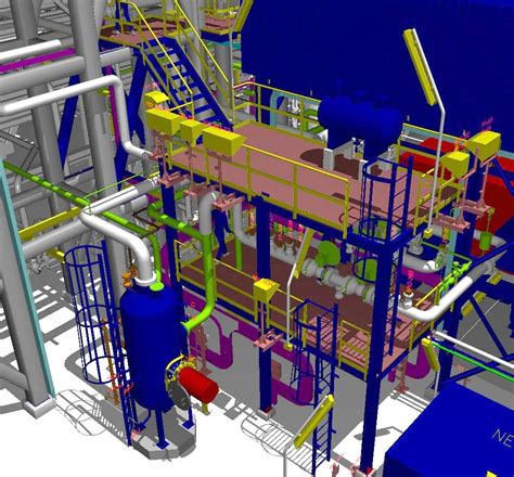3D Model For Natural Gas Condensate Plant Using AutoPLANT SS4 This