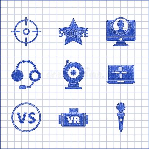 Set Web Camera Virtual Reality Glasses Joystick For Arcade Machine Laptop Vs Versus Battle