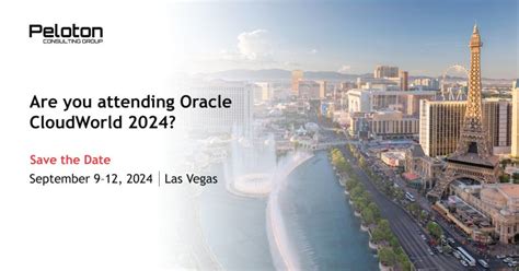 Peloton Consulting Group On Linkedin Ocw24 Cloudworld Oracle Ai Conference Vegas