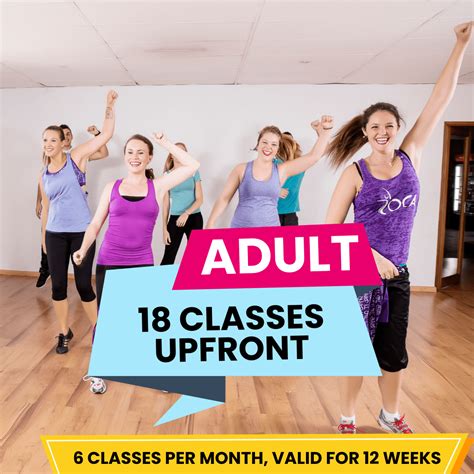 Adult 6 Class Subscription Five6seven8 Danceshop