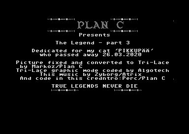 CSDb The Legend Part 3 By Plan C 2022