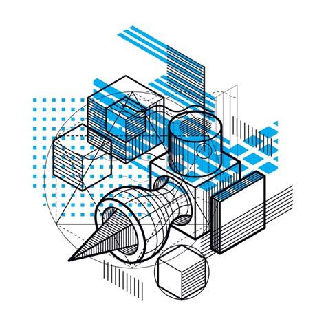 Premium Vector Abstract Background With Isometric Elements Vector