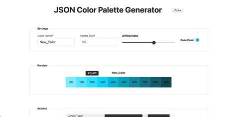 Json Color Palette Generator Peerlist