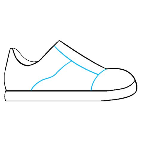 Picture Of An Easy To Draw Shoe Easy Shoe Drawing Step By Step Step By Step Draw Shoes
