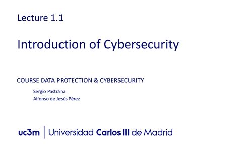 lecture 1 1 principles of cybersecurity course data protection
