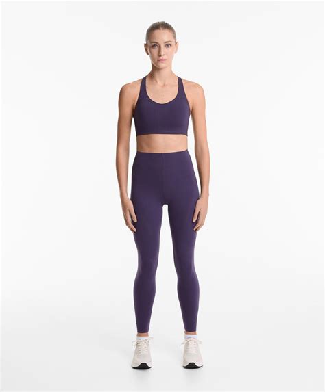 Compressive Reflective 65cm Ankle Length Leggings Oysho España
