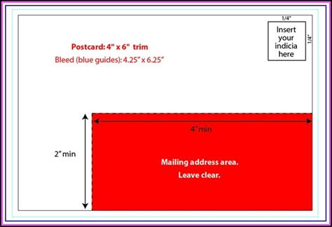 Indesign Postcard Template 4 X 6 Creative Design Templates