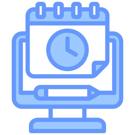 Scheduling Free Time And Date Icons