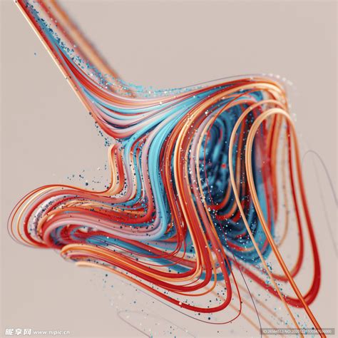 时尚液态流体抽象渐变几何背景设计图 其他 文化艺术 设计图库 昵图网
