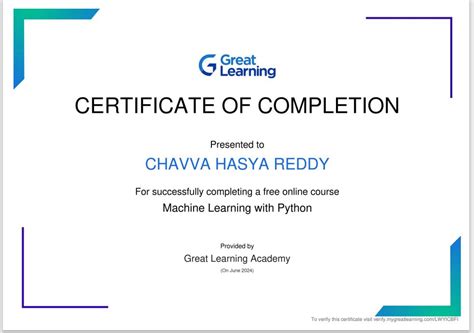 Chavva Hasya Reddy On Linkedin Machinelearning Python Datascience Greatlearning
