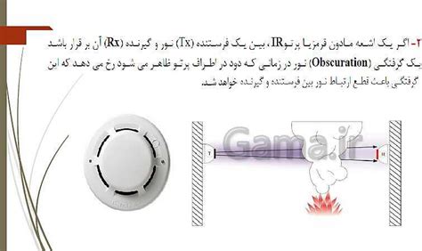 پاورپوینت طراحی و نصب تأسیسات جریان ضعیف دهم هنرستان پودمان 2 انواع دتکتور حرارتی و دود گاما