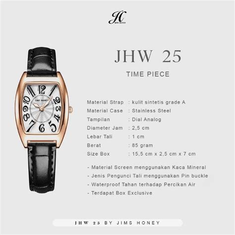 Jual JIMS HONEY JAM TANGAN WANITA JHW 25 FREE BOX EXCLUSIVE Shopee