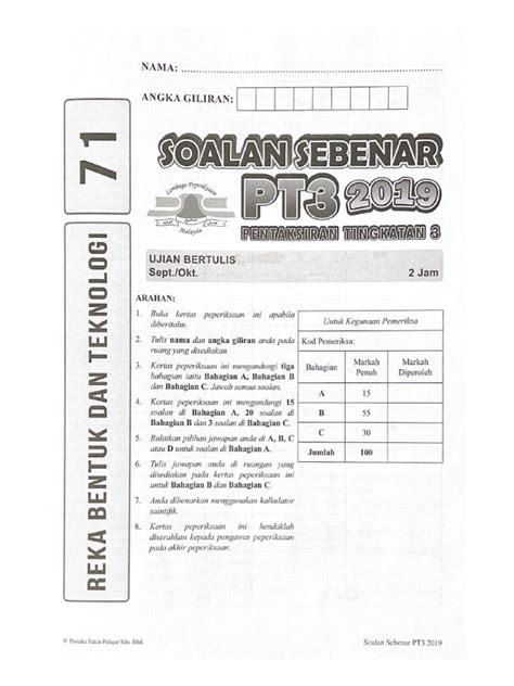 Pt3 Rbt 2019 Pdf