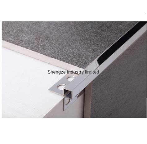 Decorative Edge Stainless Steel Tile Corner Trim For Ceramic