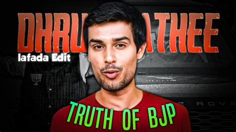 Dhruv Rathee Ft Truth Of Bjp Dhurv Rathee X Attitude Status 😎