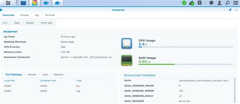 Java Minecraft Server Auf Synology NAS Installieren