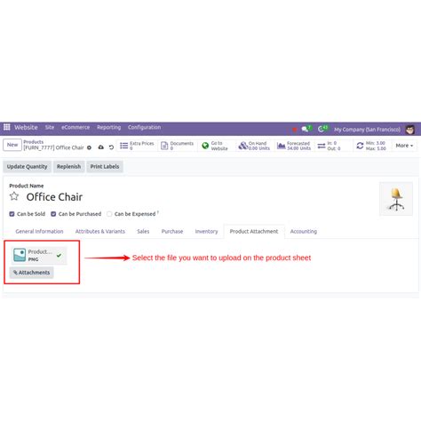Product File Attachment For Odoo Enhance Product Information
