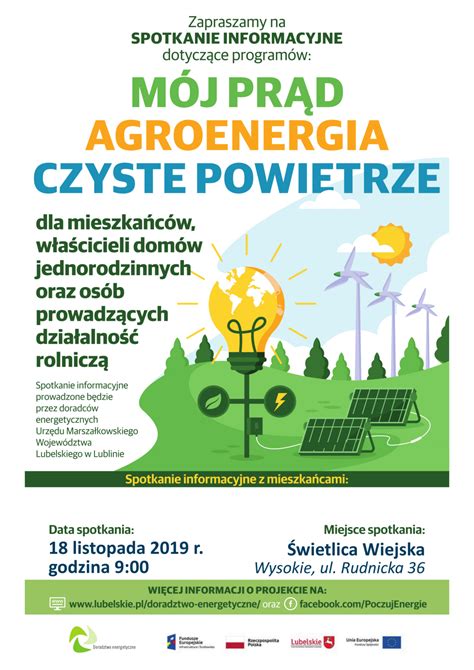 Spotkanie informacyjne Mój Prąd Agroenergia Czyste Powietrze