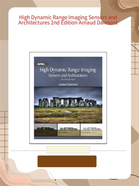 High Dynamic Range Imaging Sensors And Architectures 2nd Edition Arnaud