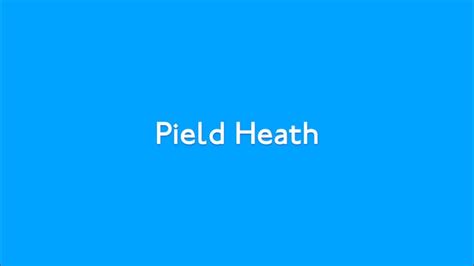 Pield Heath Youtube