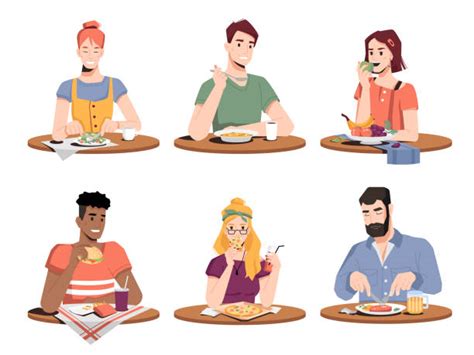144900 Makan Menggunakan Mulut Ilustrasi Grafik Vektor And Clip Art