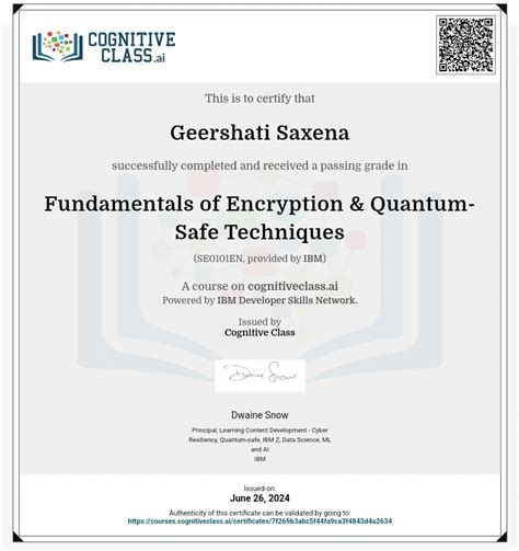 absolutely thrilled to announce that i have earned a certification in