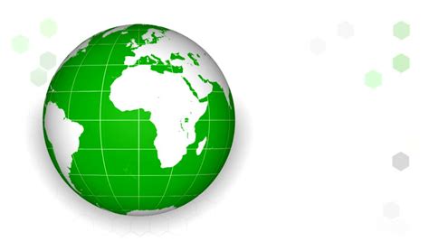 D Animated Green Earth With Recycling Arrows Loop Able Matte Included Stock Footage Video