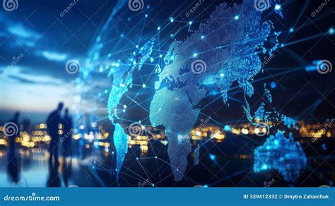 Business Professionals From Different Parts Of The World Connecting Via