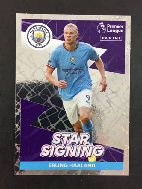 Erling Haaland Sticker Panini Premier League 2022 2023 22 23 424 Eur