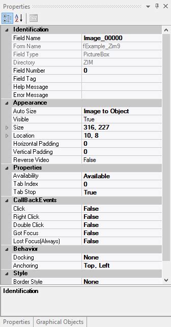 The Attributes Tab Page Zim Databases Canada
