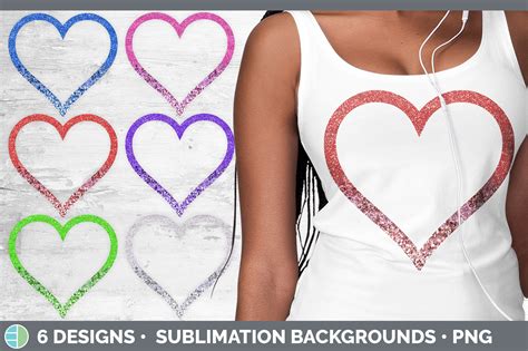 Confetti Heart Frame Clipart Graphic By Enliven Designs · Creative Fabrica