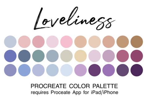 Vivid Procreate Color Palette Graphic By Juliecampbelldesigns · Creative Fabrica