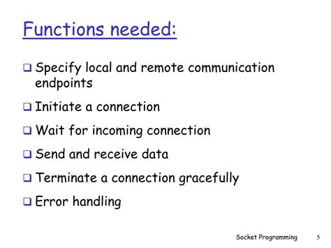 PPT Lecture 4 Socket Programming PowerPoint Presentation Free