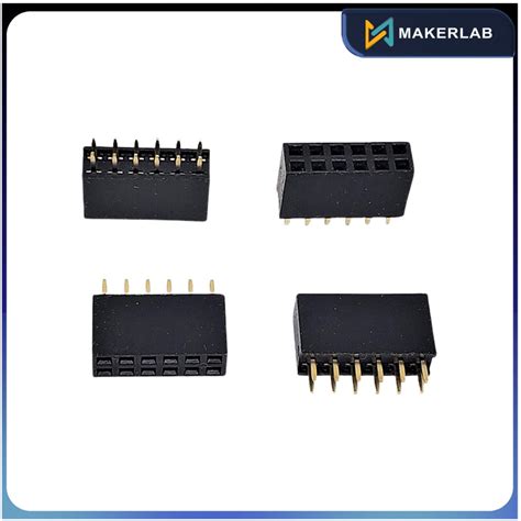 2x6 Female Header Makerlab Electronics