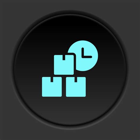 Dark Button Icon Mass Production Package Button Banner Round Badge Interface For Application