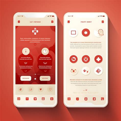 Premium Photo Mobile App Layout Design Of First Aid Guide Practical
