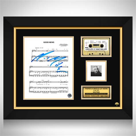 Mac Miller Good News Gold Cassette Limited Signature Edition Custom