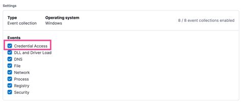 Credential Access Events In Integration Policy Configuration · Issue