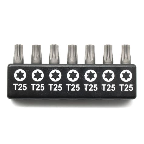 Tmax 7 Pc T25 Torx Star 6 Point T 25 Screwdriver Impact Ready 1 Inch