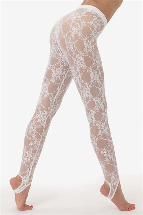 Fns Floral Lace Stirrup Legging In Stirrup Leggings Patterned Tights Lace Leggings
