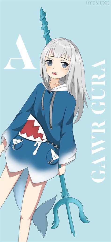 Gawr Gura Wallpaper By Ryumune On Deviantart