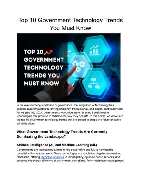 Top 10 Government Technology Trends You Must Knowpdf